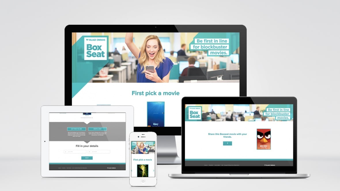 Village Cinemas : Boxseat Digital Platform